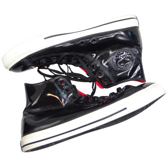 Converse | Shoes | Converse Chuck Taylor All Star High Top Shiny Patent ...